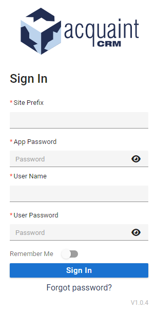 Sign In
